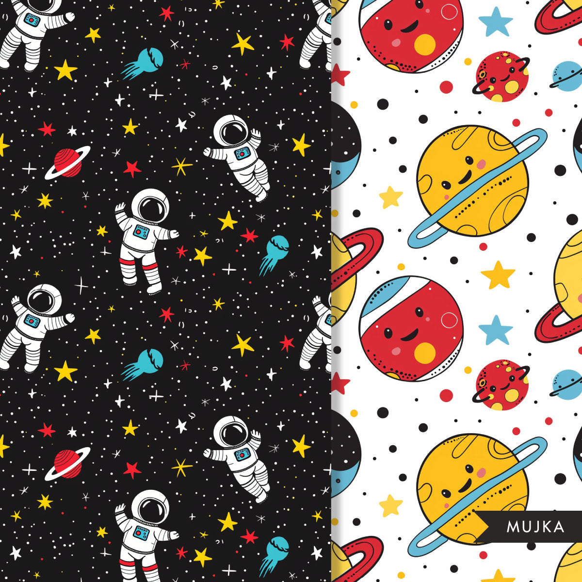 Space Digital papers, planets png, astronaut background, out of this s ...