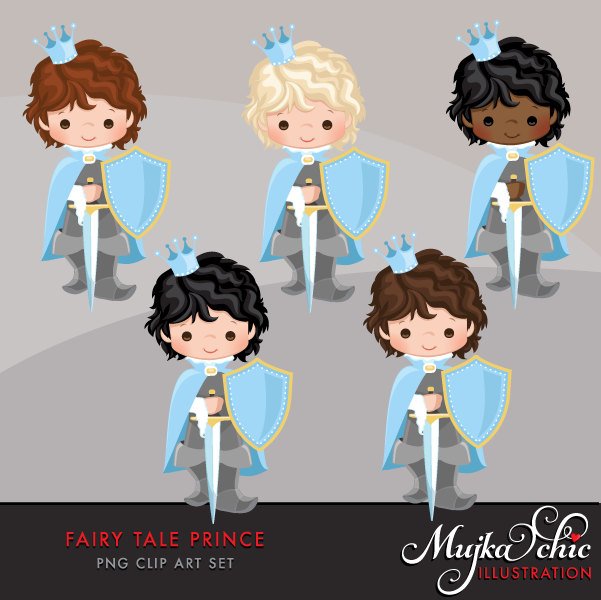 Fairy Tale Prince, Boy on horse clipart – MUJKA CLIPARTS
