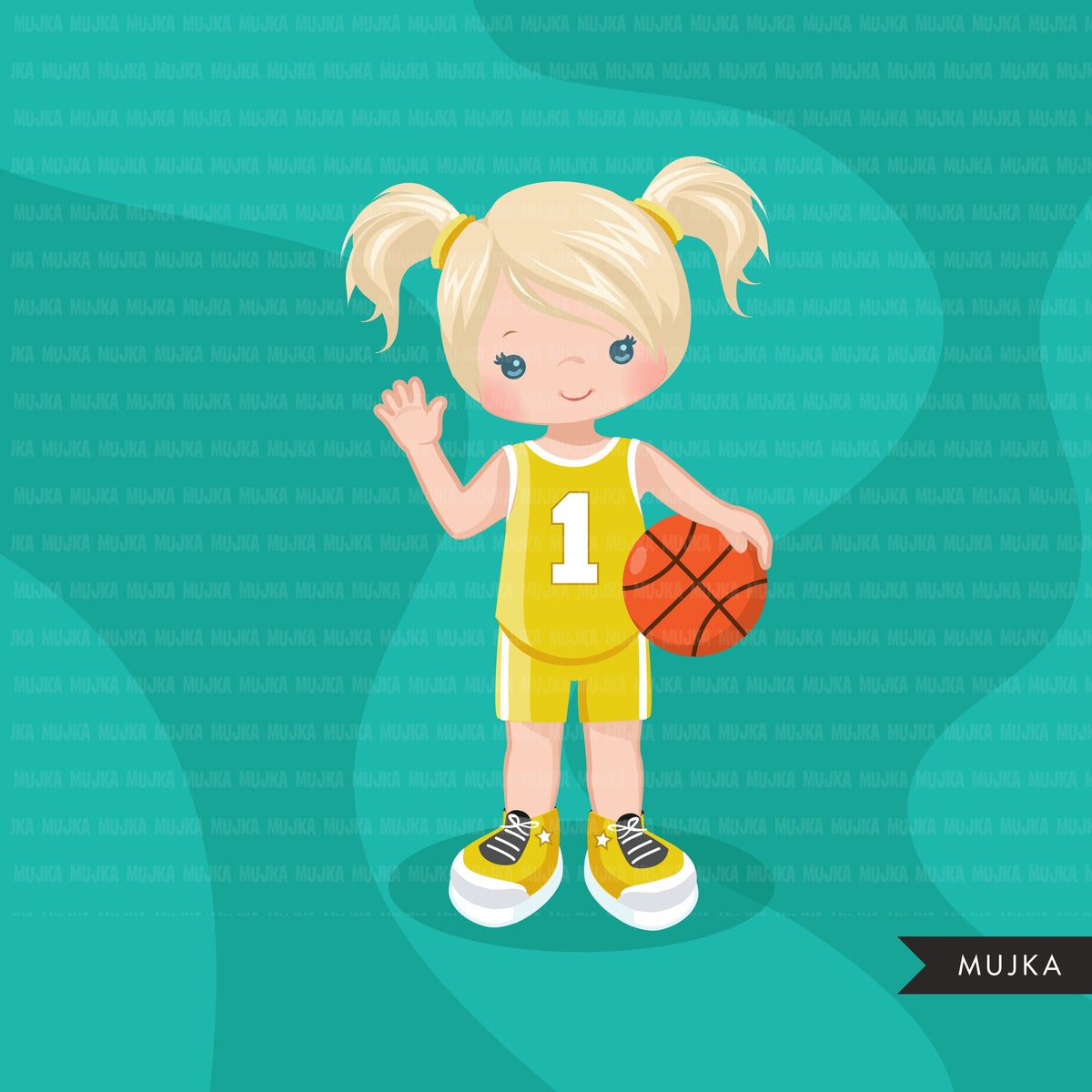 Basketball Girl clipart – MUJKA CLIPARTS