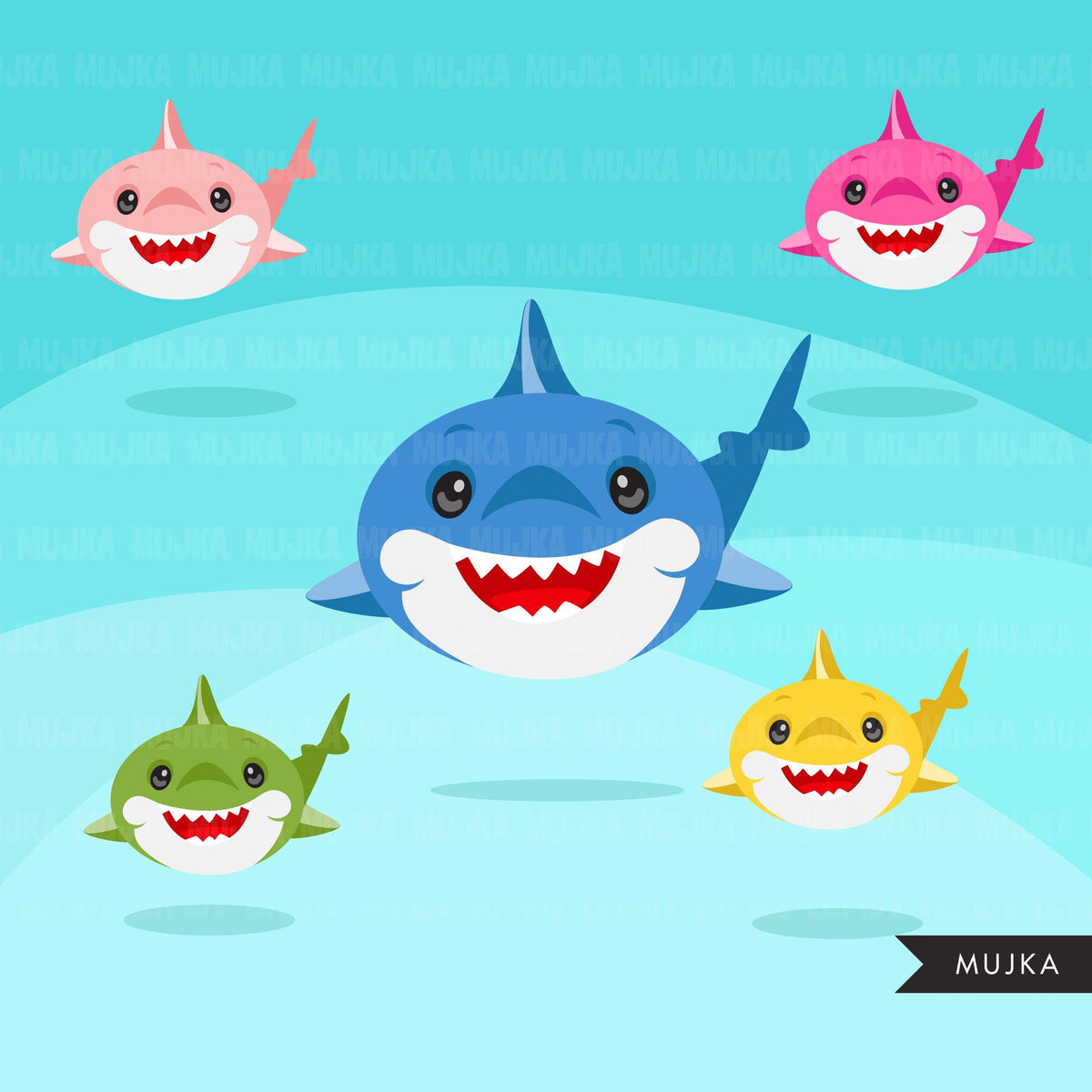Baby Shark, animal clipart – MUJKA CLIPARTS