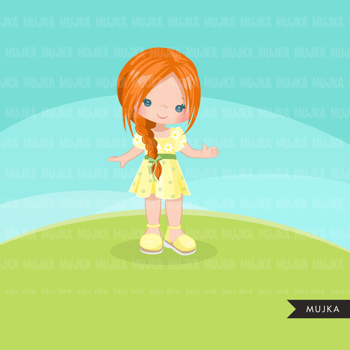 Lemonade Stand Girls clipart summer – MUJKA CLIPARTS