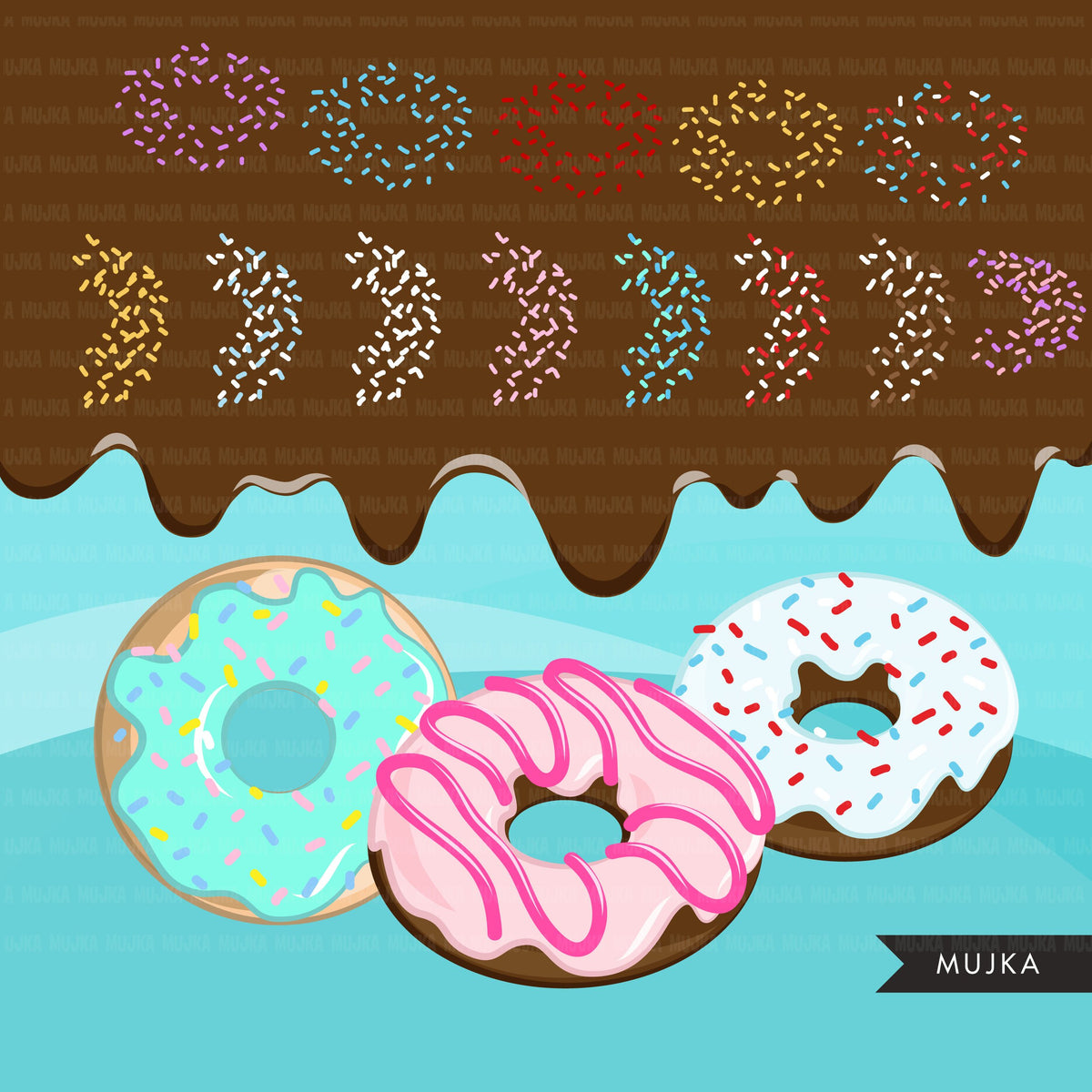 Donut Creator Clipart – MUJKA CLIPARTS