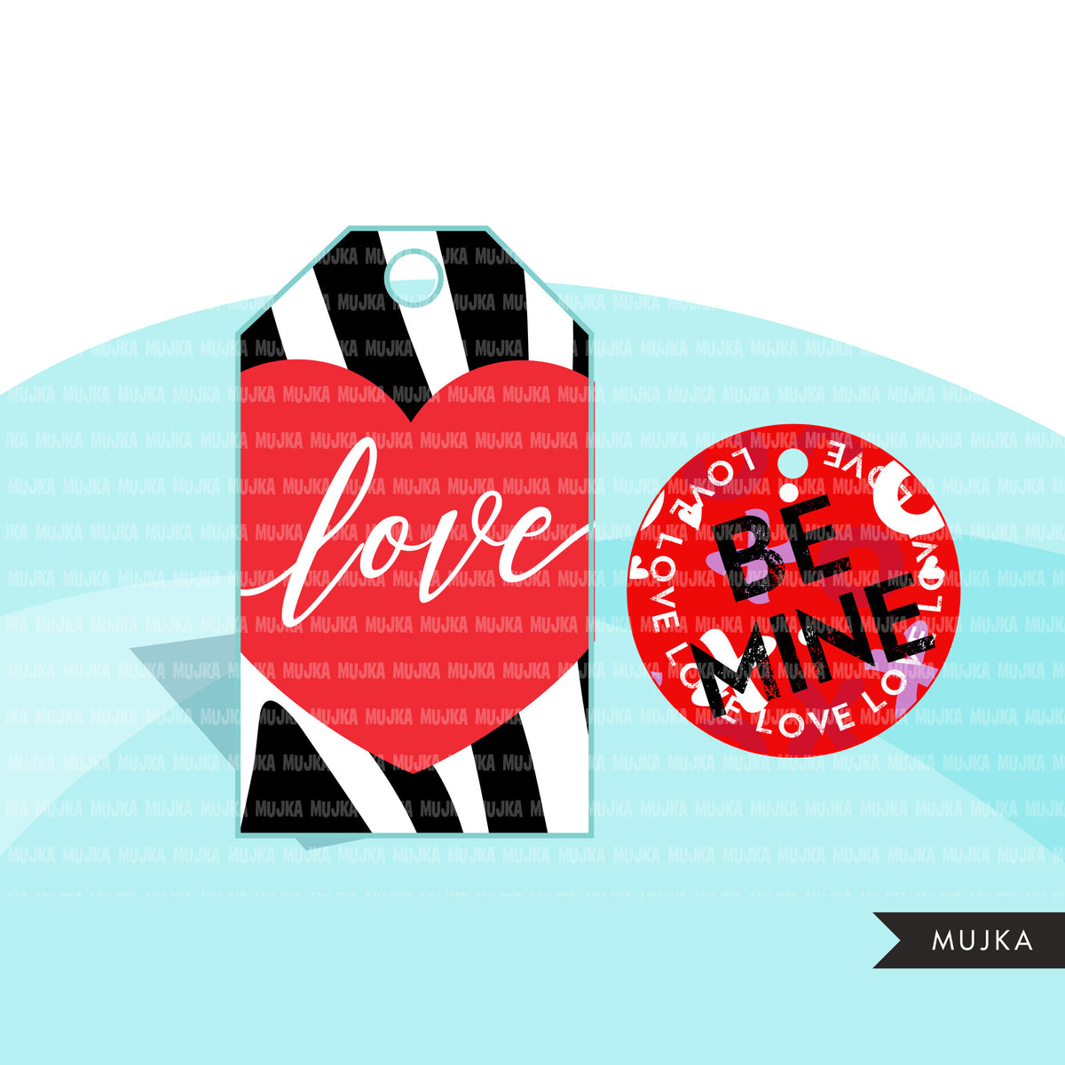 Printable Valentine's day gift tags, Heart gift tags clipart, best fri ...