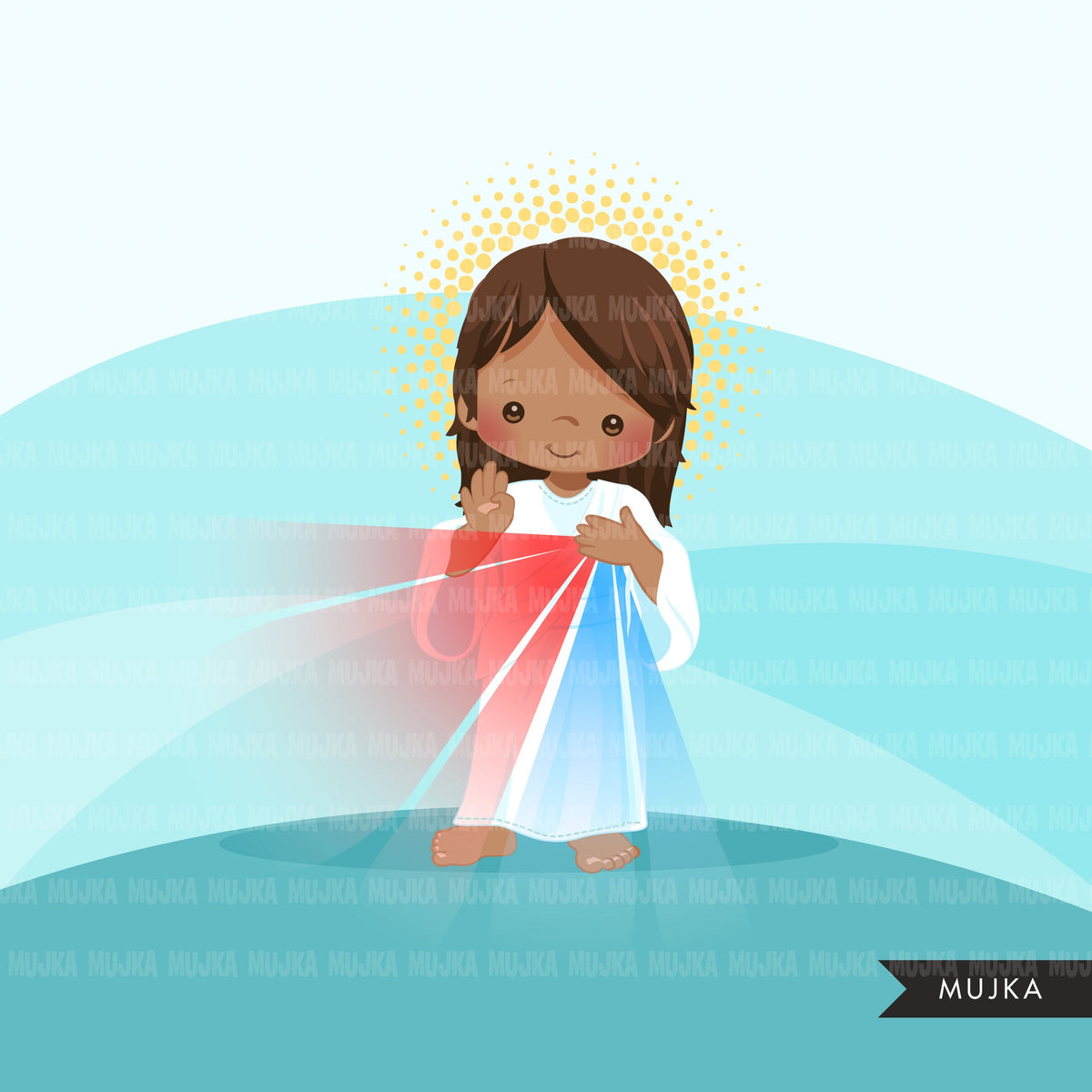 Divine mercy clipart, Jesus religious sublimation designs digital down ...