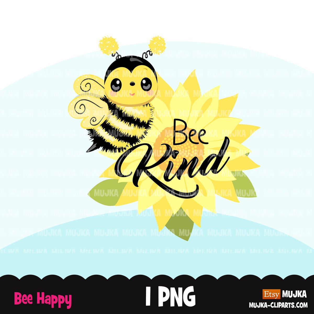 Bee Kind clipart, Bee kind sublimation designs digital download, Easte ...