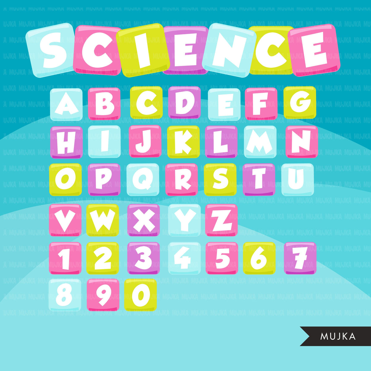 Science clipart bundle, school graphics, laboratory bundle sublimation ...