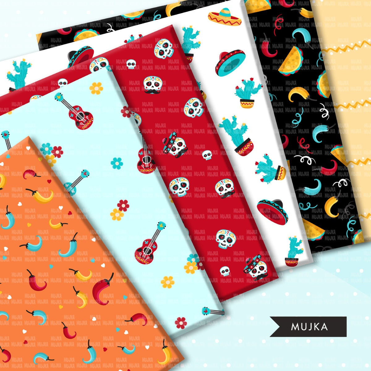 Cinco de Mayo digital papers, Mexican digital papers, cinco de mayo pn ...