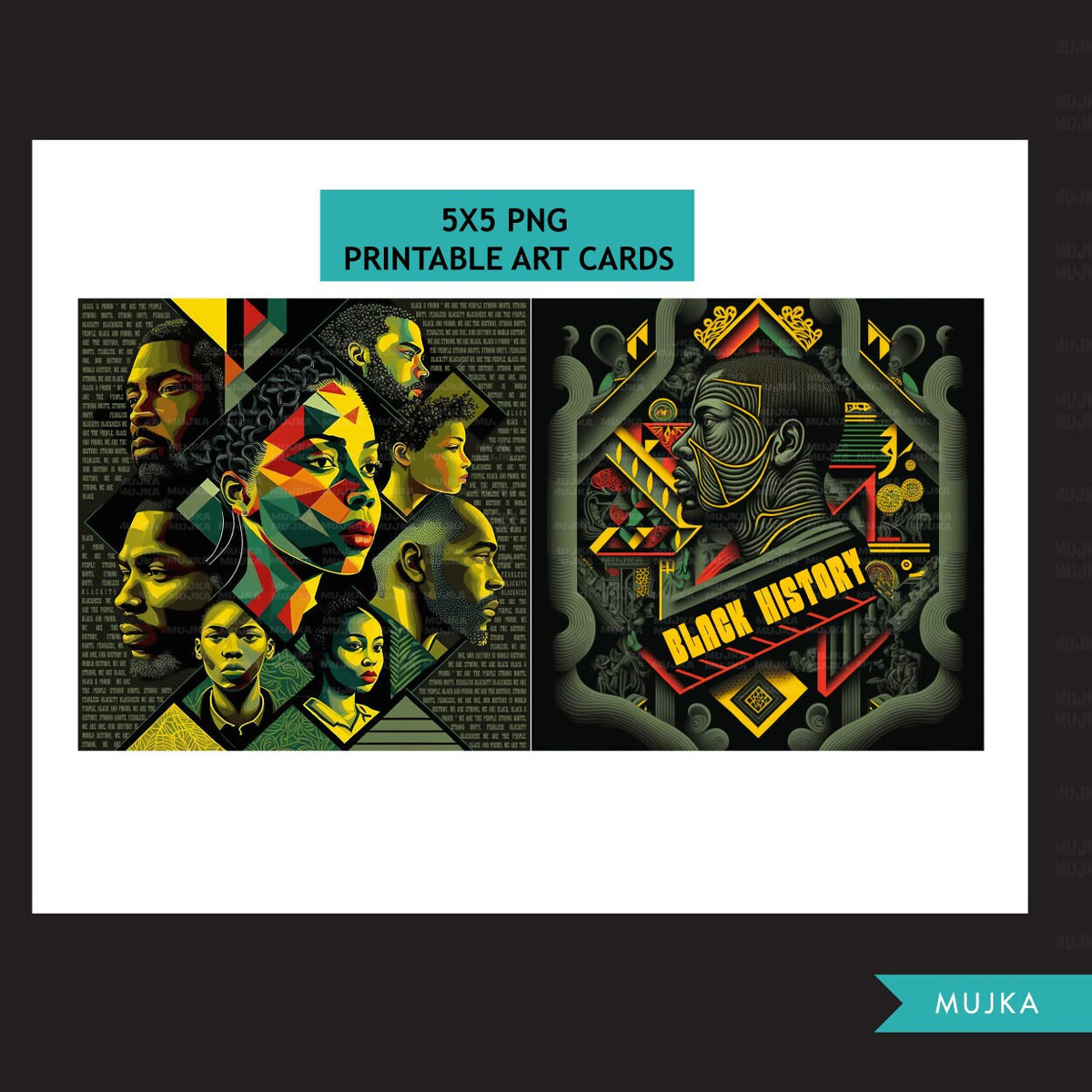 Black History PNG, Black History month Posters, Black History Cards, p ...