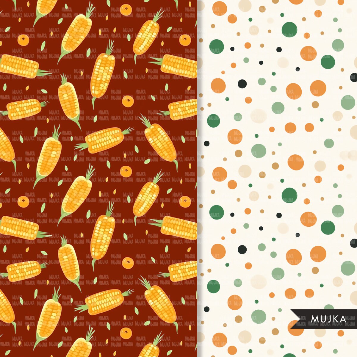 Fall digital paper Pumpkin spice digital paper Thanksgiving digital pa ...