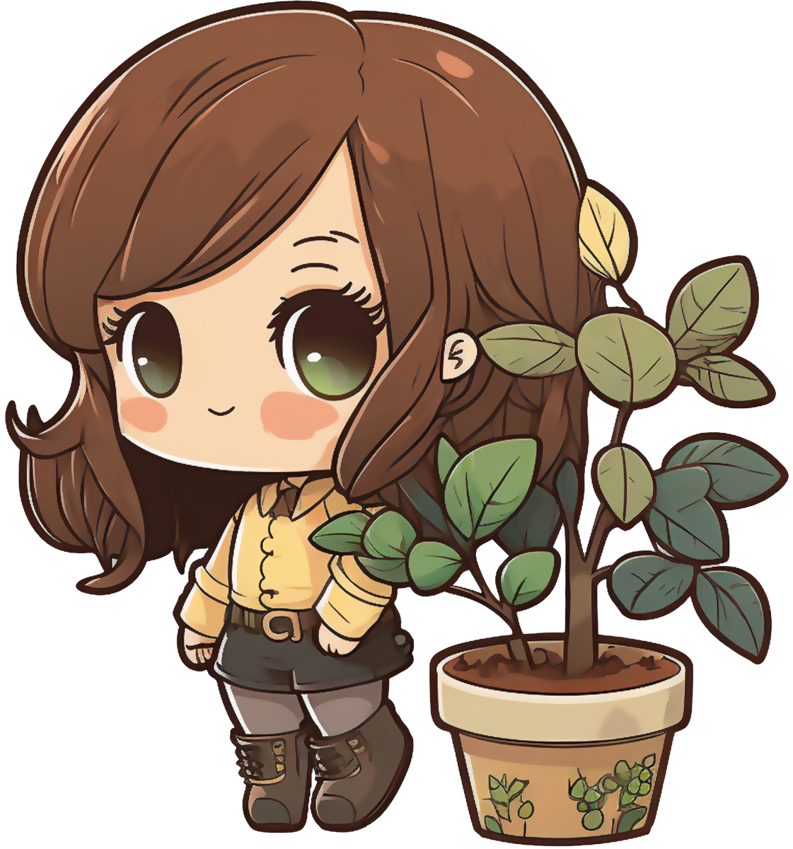Free little gardener girl, free clipart, free spring clipart – MUJKA ...