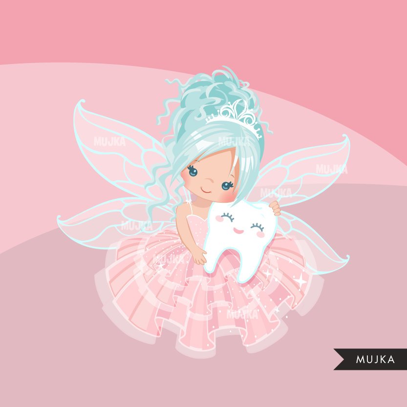 Tooth Fairy clipart – MUJKA CLIPARTS