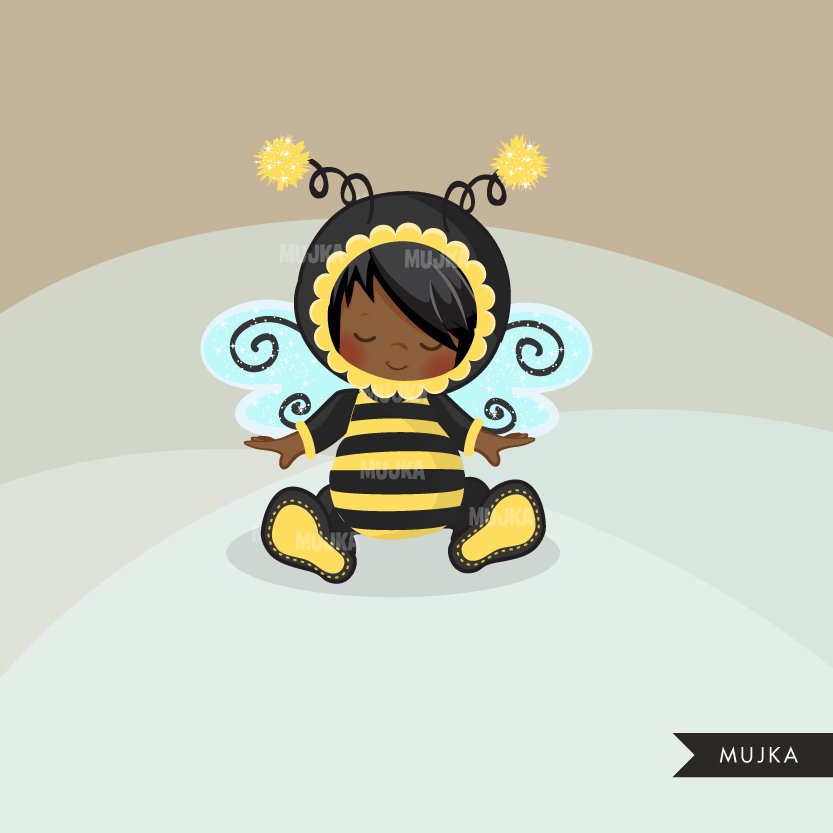 Bee Baby clipart – MUJKA CLIPARTS