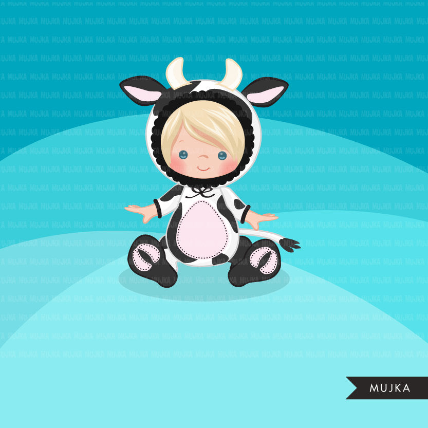Baby Cow clipart – MUJKA CLIPARTS