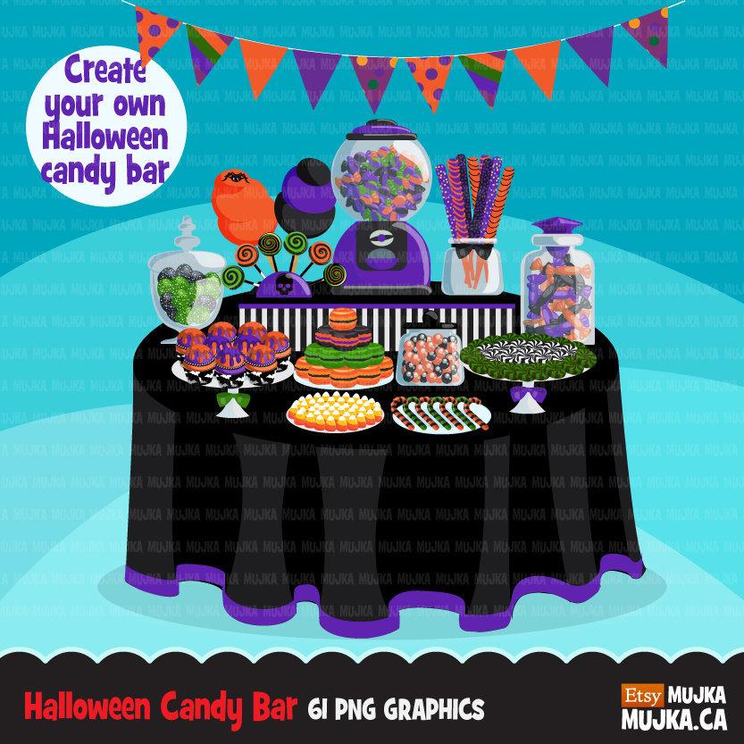 Halloween Candy Clipart – MUJKA CLIPARTS
