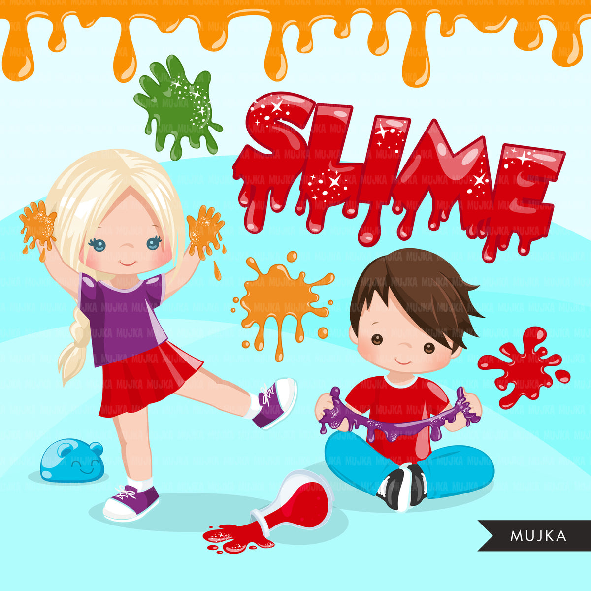 Slime clipart – MUJKA CLIPARTS