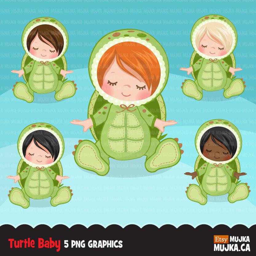 Baby turtle clipart, halloween animal costume – MUJKA CLIPARTS
