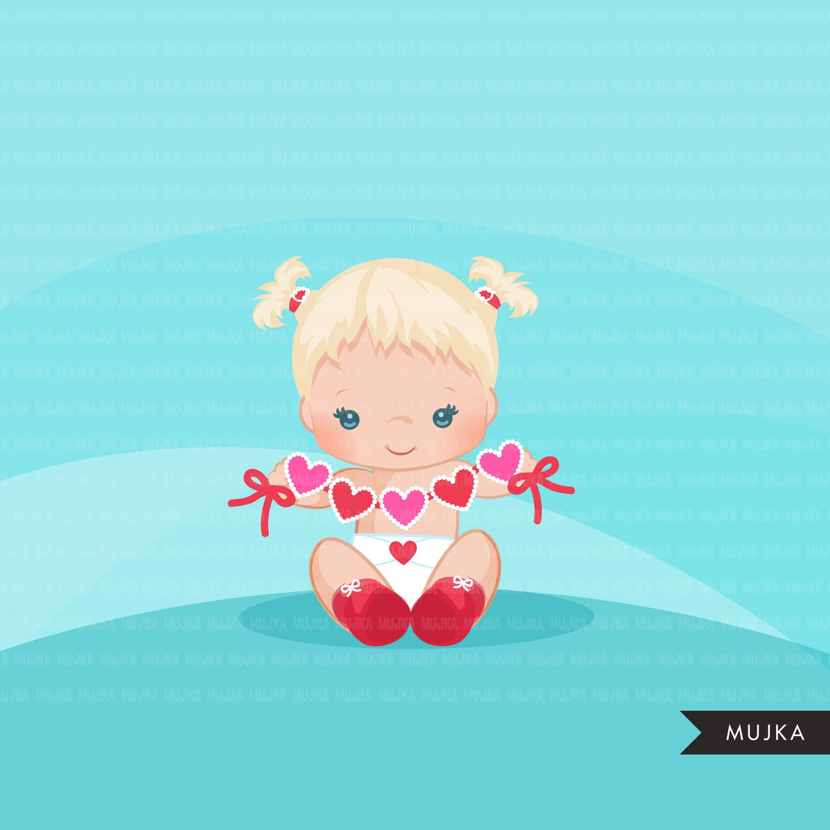 Valentine's Day Baby clipart – MUJKA CLIPARTS