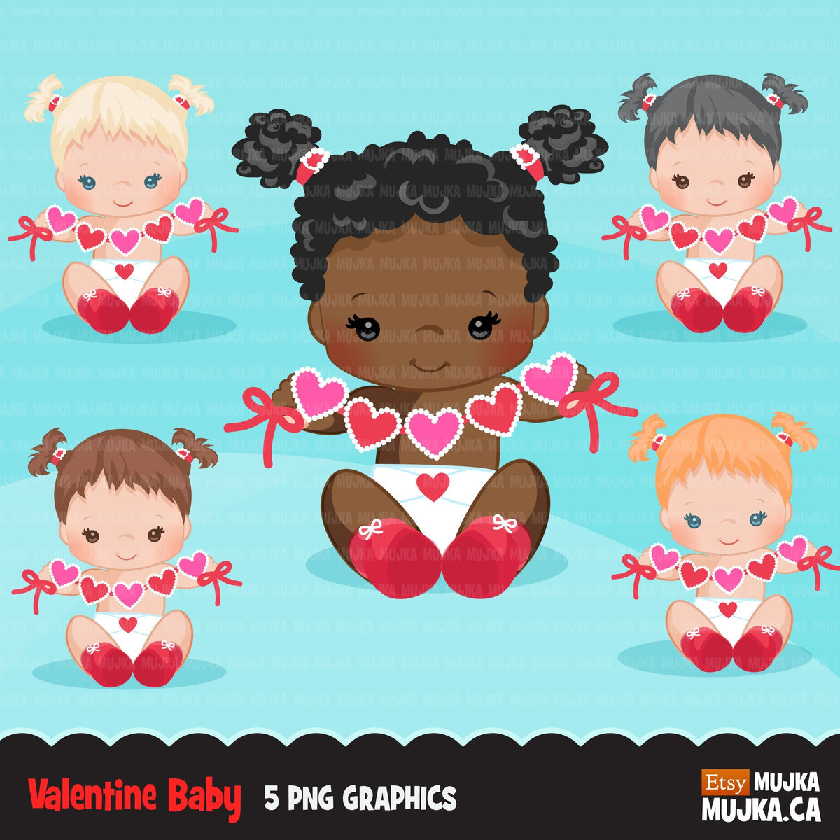 Valentine's Day Baby clipart – MUJKA CLIPARTS