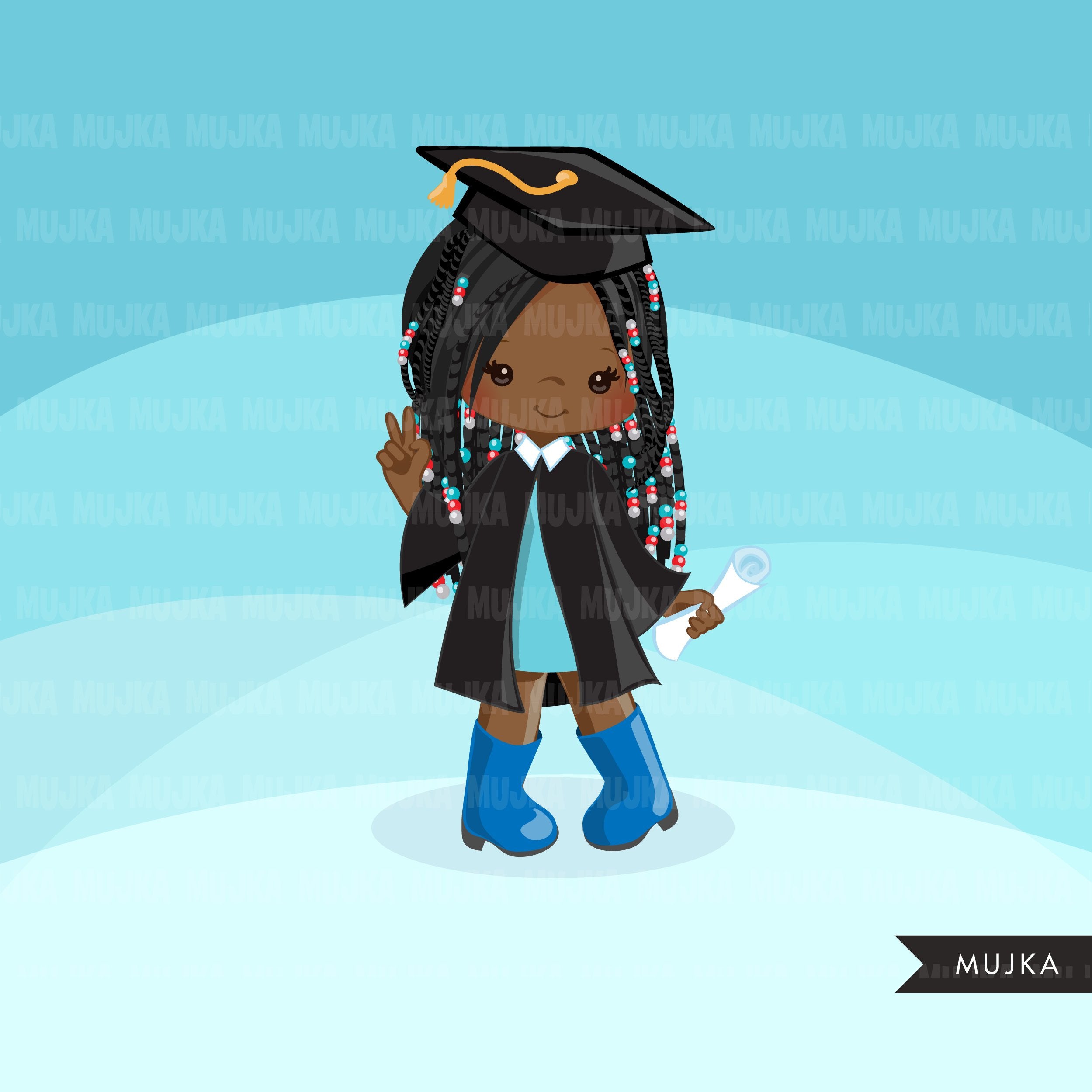 Red Graduation Gown Clip Art