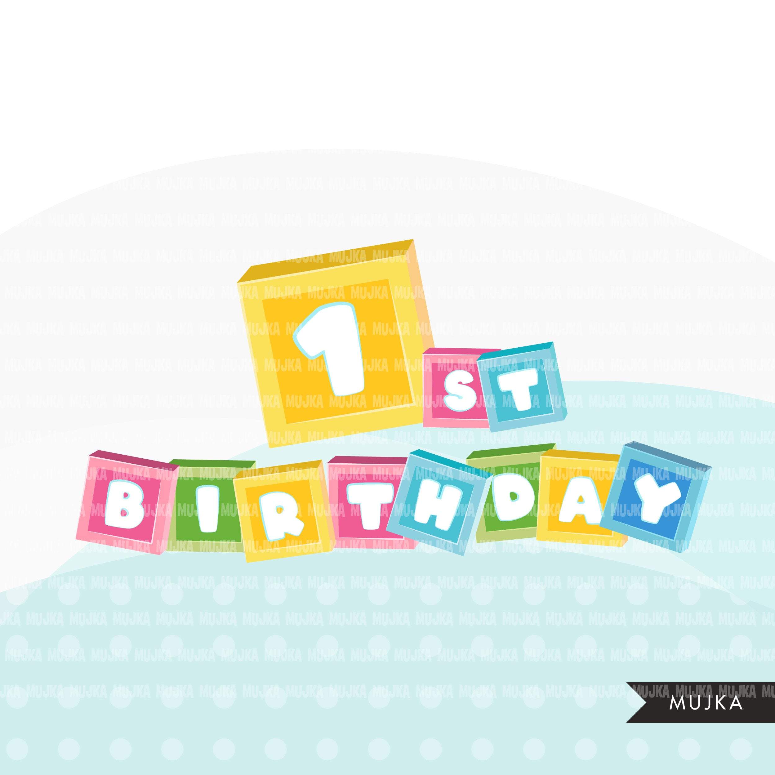 Pink Abc Blocks Clipart