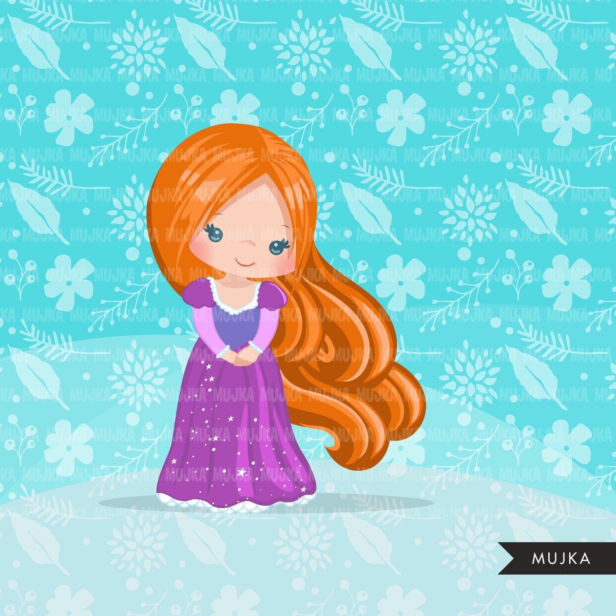 Princess clipart, fairy tale graphics, girls story book, purple prince ...
