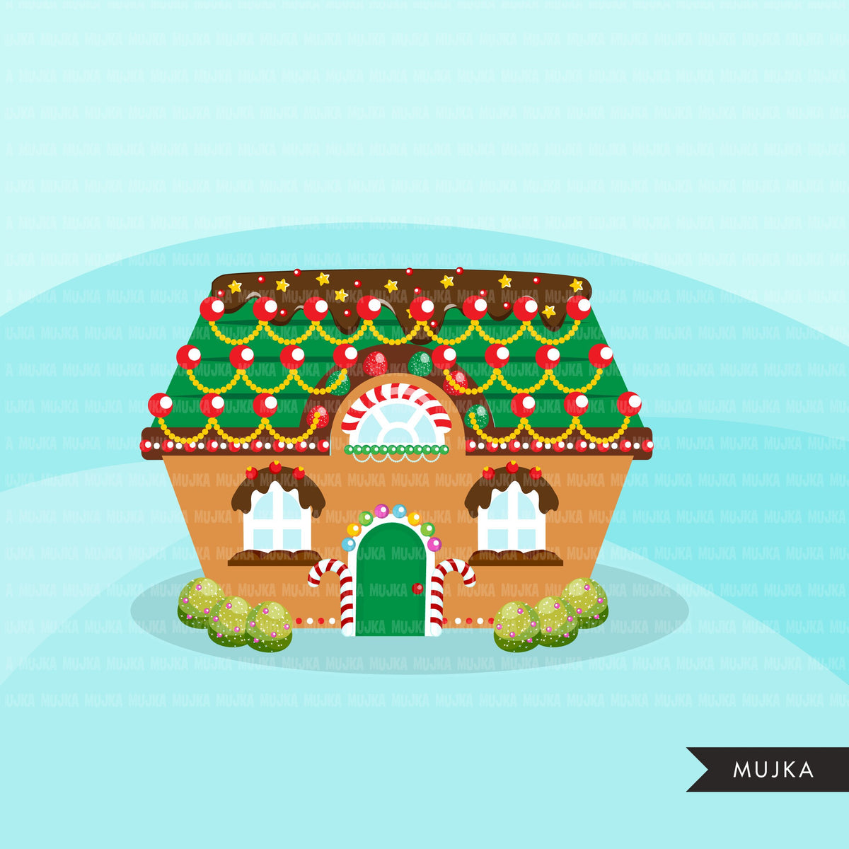 Gingerbread house creator clipart, Make your own Christmas gingerbread ...