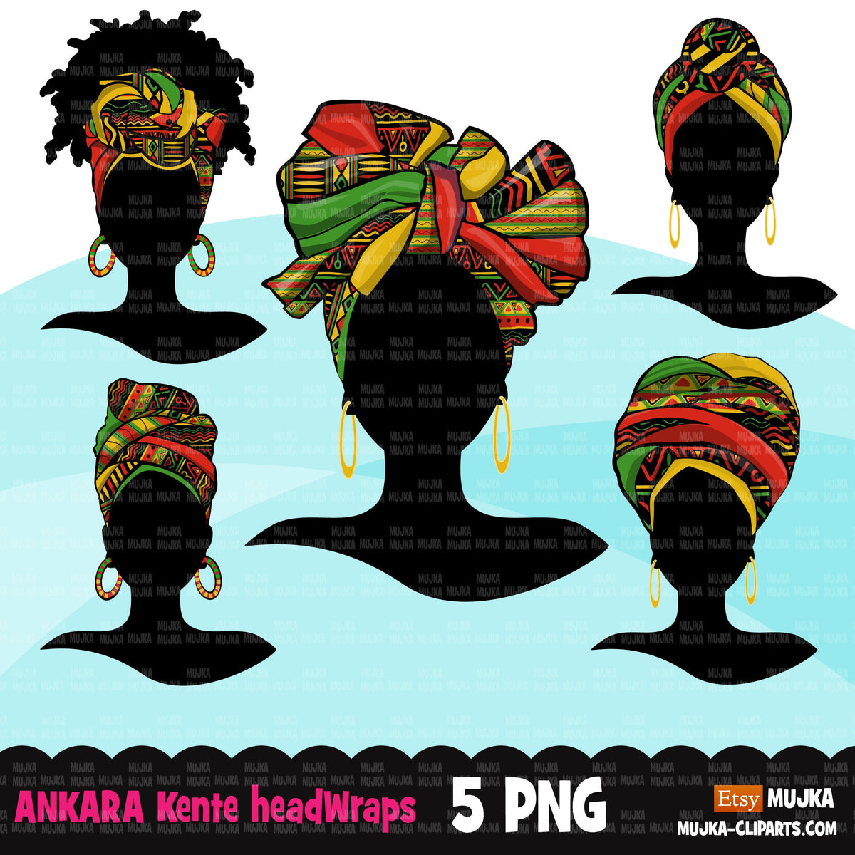African head wrap, Ankara wax pattern head wrap designs, Juneteenth, b ...