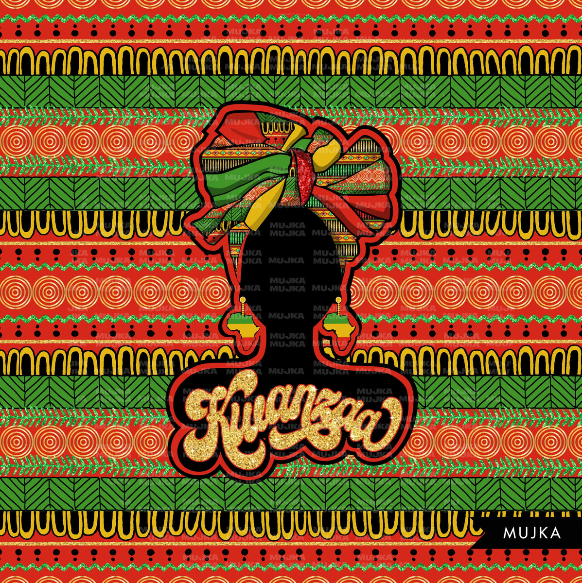 Kwanzaa png, black woman png, kwanzaa digital papers, silhouette woman ...