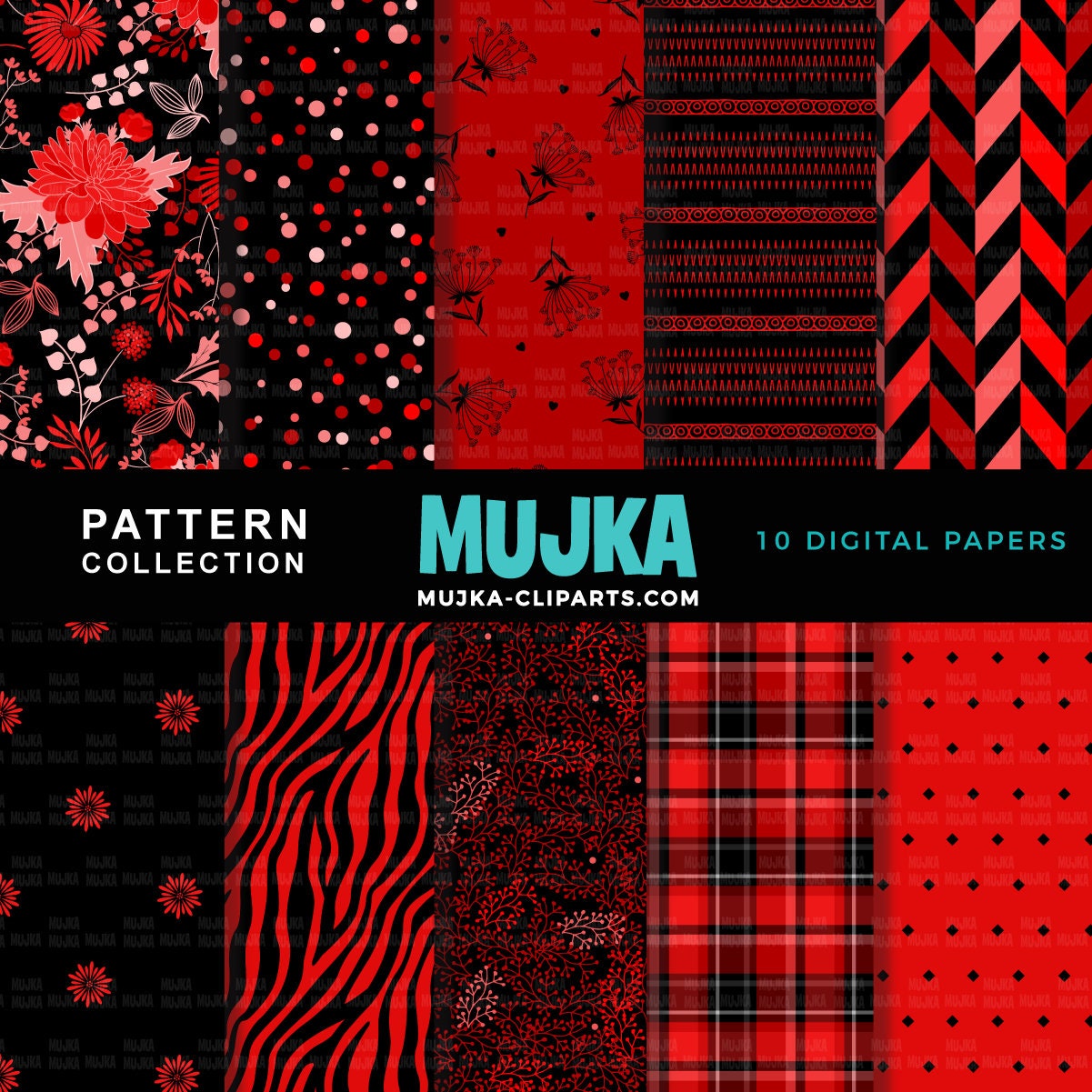 Black And Red Designs Patterns