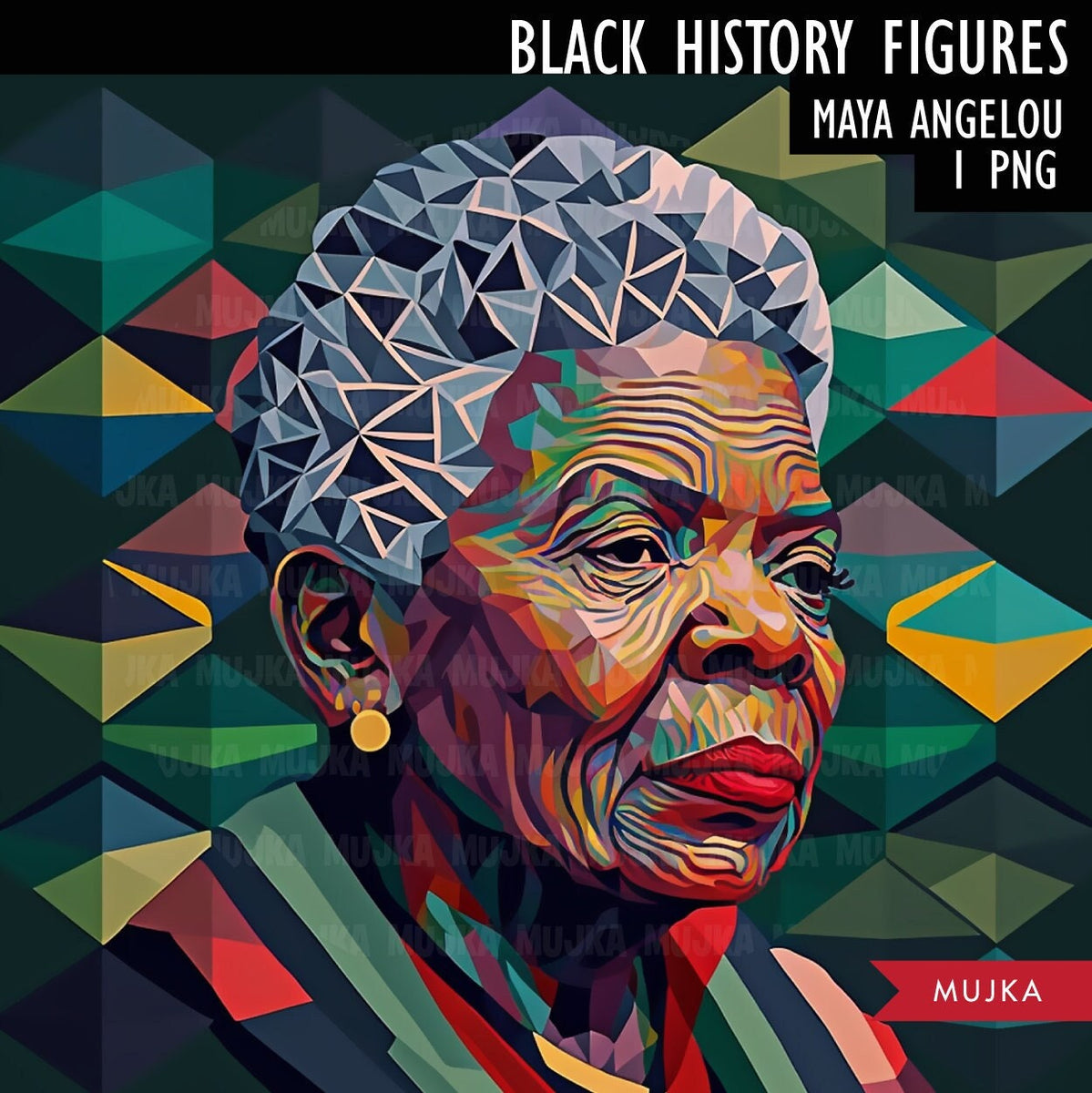 Black History PNG, Maya Angelou poster, Black History Cards, printable ...