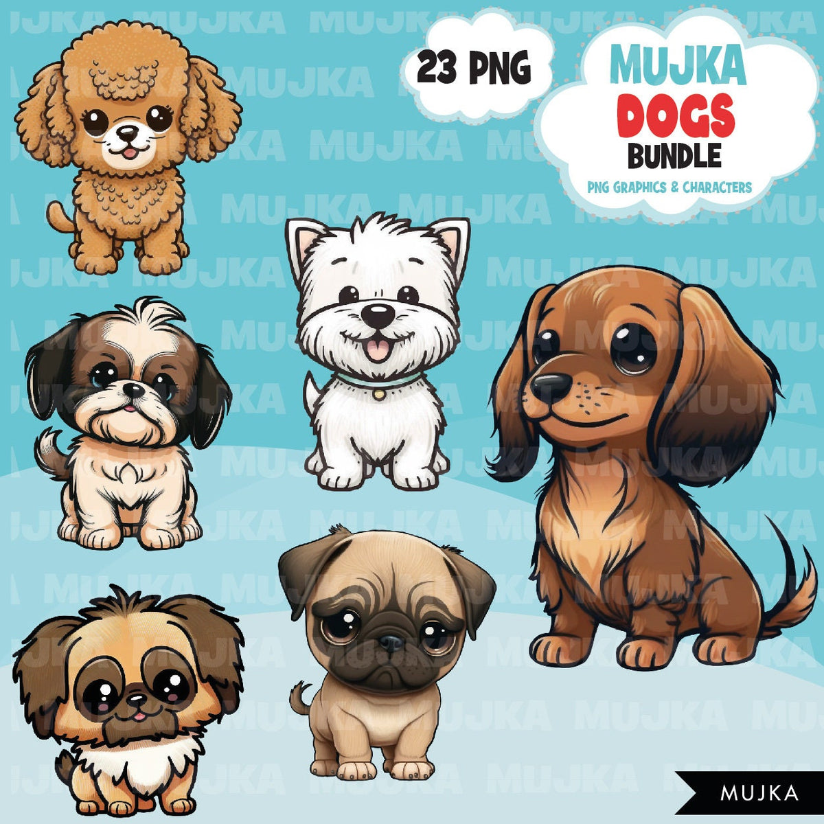 Dogs Png, Puppy Png, Pets Clipart Bundle, cute dogs clipart, best frie ...