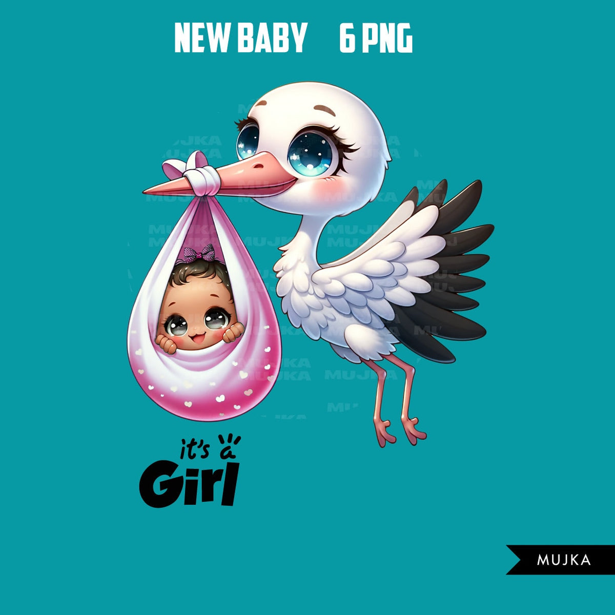 New Baby PNG Clipart, stork baby shower, Newborn illustrations, it's a ...